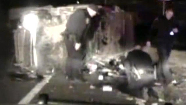 Outrage in Paradise over police shooting of crashed drunk driver - CBS News
