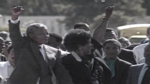 Feb. 11th, 1990: Nelson Mandela released from prison - CBS News