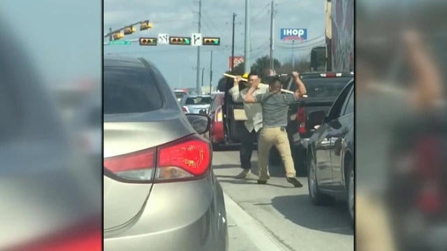 Caught on camera: Road rage in Texas - CBS News