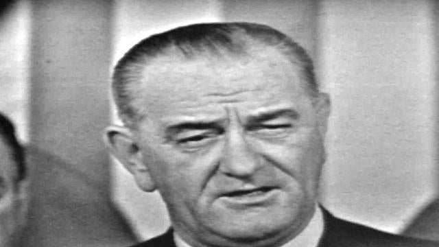 March 15, 1965: President Lyndon B. Johnson speaks before Congress on ...