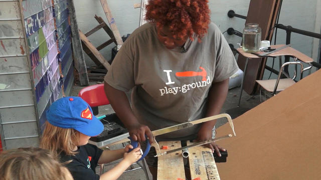Junkyard or playground paradise? Kids making their own adventures - CBS ...