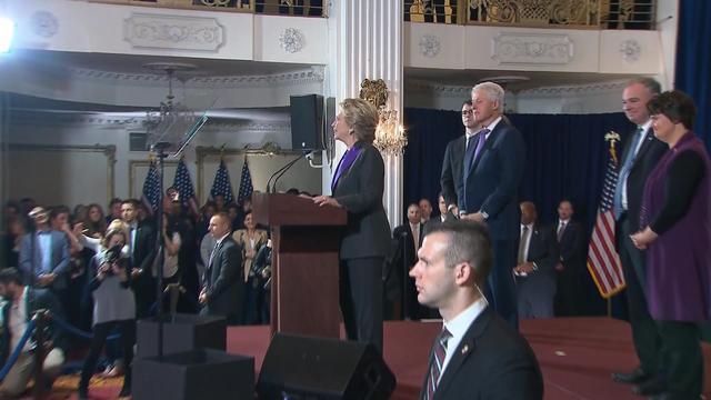 Hillary Clinton concession speech: We owe Donald Trump "an open mind ...