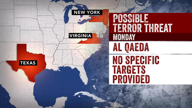 Sources: U.S. intel warning of possible al Qaeda attacks in U.S. Monday ...