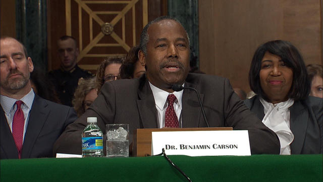 Ben Carson grilled on Trump business conflicts at confirmation hearing ...