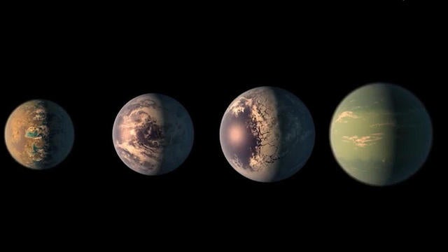 NASA announcement: 7 new Earth-size planets found orbiting dwarf star ...