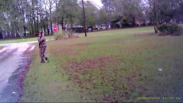 Estill, South Carolina, Police Officer Quincy Smith's glasses camera ...