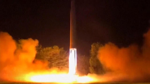 North Korea intercontinental ballistic missile (ICBM) flew near Air ...