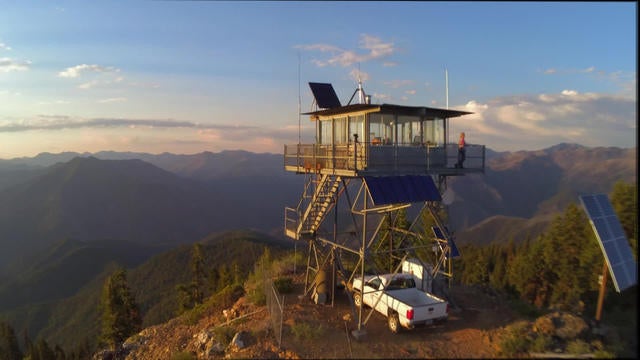 Fire lookouts keep watch over threatened forests - CBS News