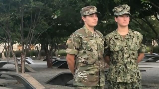 An infant girl and her older sister were in the Pentagon day care center on 9/11. Today they're ...