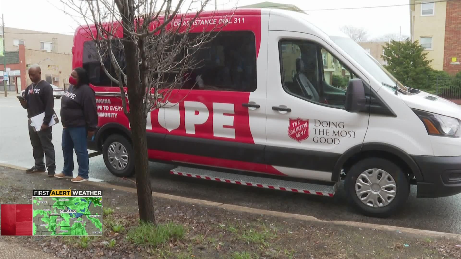 Salvation Army dispatches fleet of Shuttles of Hope to transport people ...