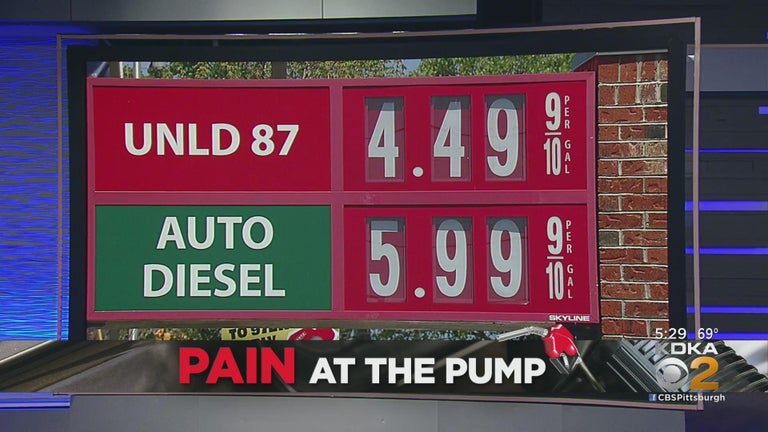 The impact of the rising cost of diesel fuel - CBS Pittsburgh