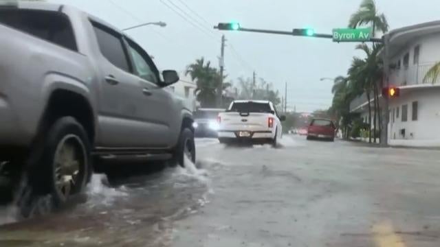 "Dangerous and life-threatening" flooding in Miami as tropical system ...