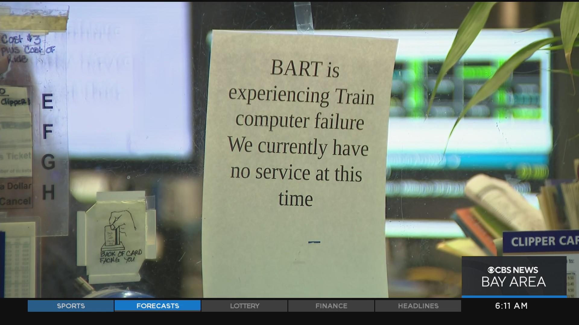 BART begins recovering from major computer failure; Trains running ...
