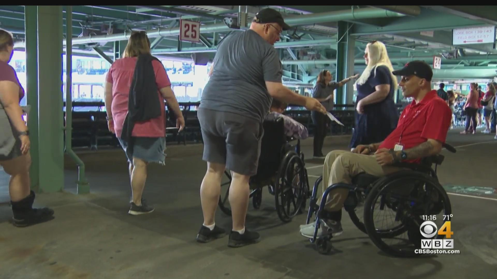 Fenway Park usher has dream job after severe spinal cord injury - CBS ...