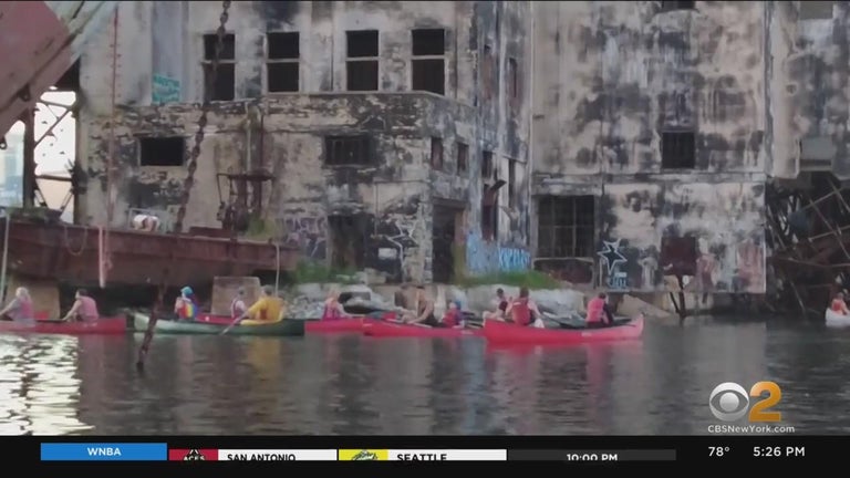 More than a dozen people clad in rainbow colors navigated the notorious ...