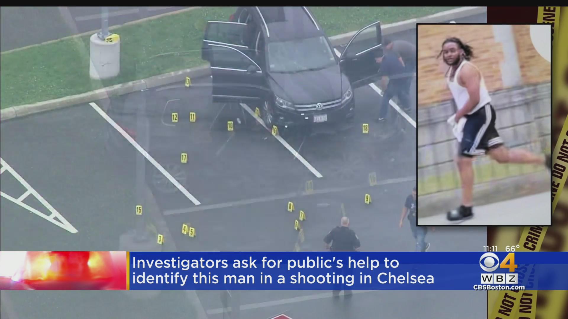 Police looking for man in connection with Chelsea shooting - CBS Boston