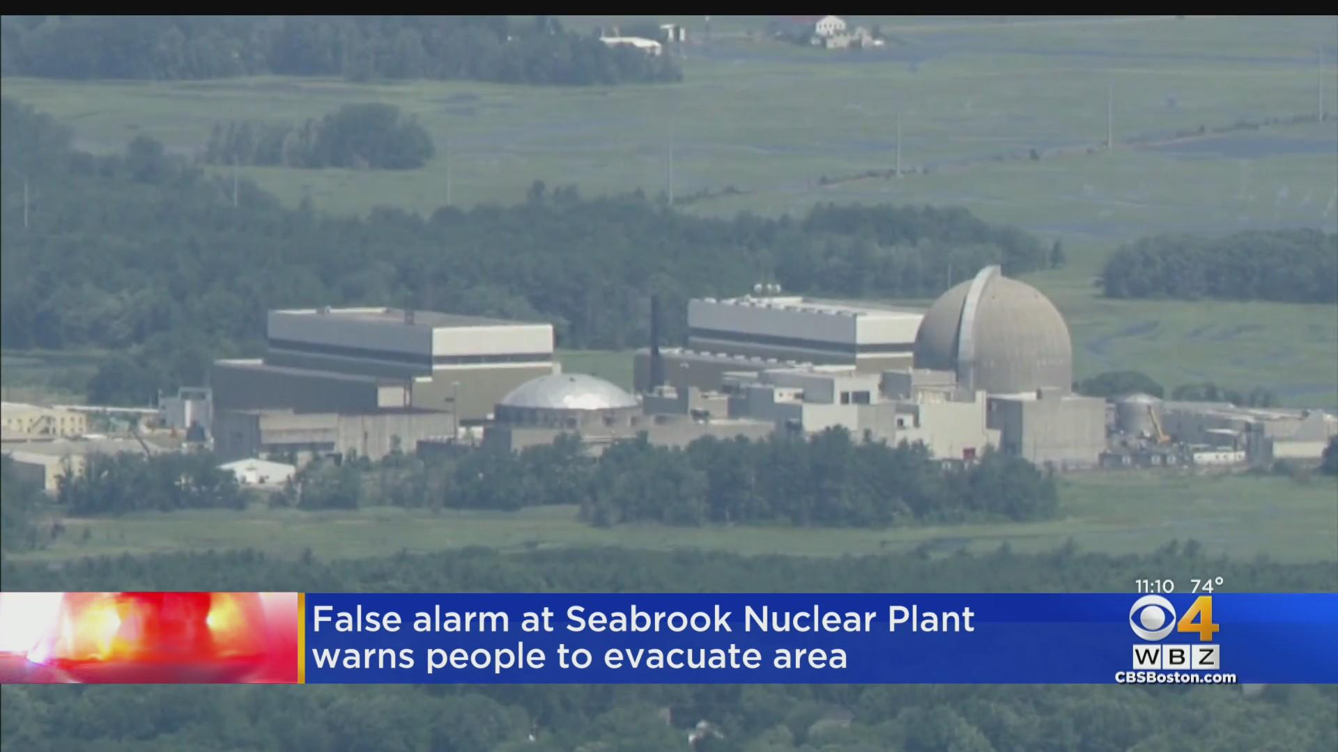 Seabrook Nuclear Power Station inadvertently sounds emergency beach evacuation alarm - CBS Boston