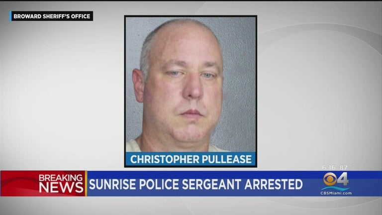 Sunrise Police Sgt. Christopher Pullease arrested months after being ...
