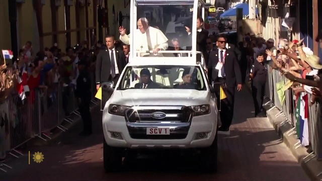 Pope Francis receives first all-electric popemobile from Mercedes - CBS ...
