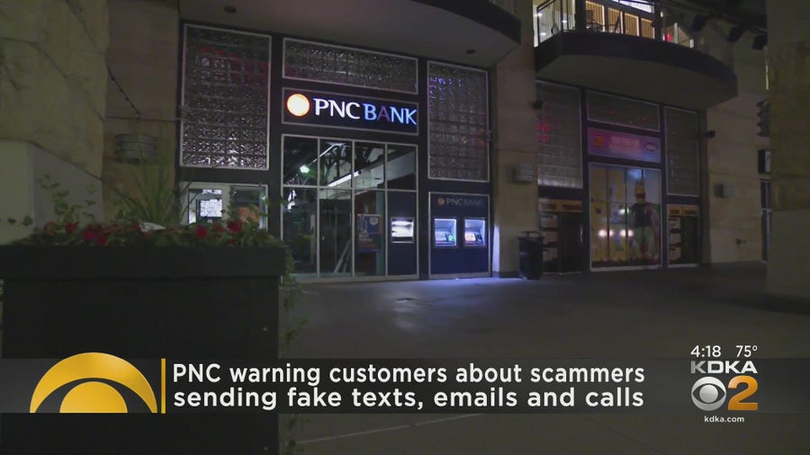 PNC warns of scam targeting customers - CBS Pittsburgh