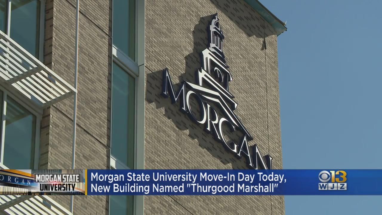 Hundreds of college students moved into Morgan State's new Thurgood ...