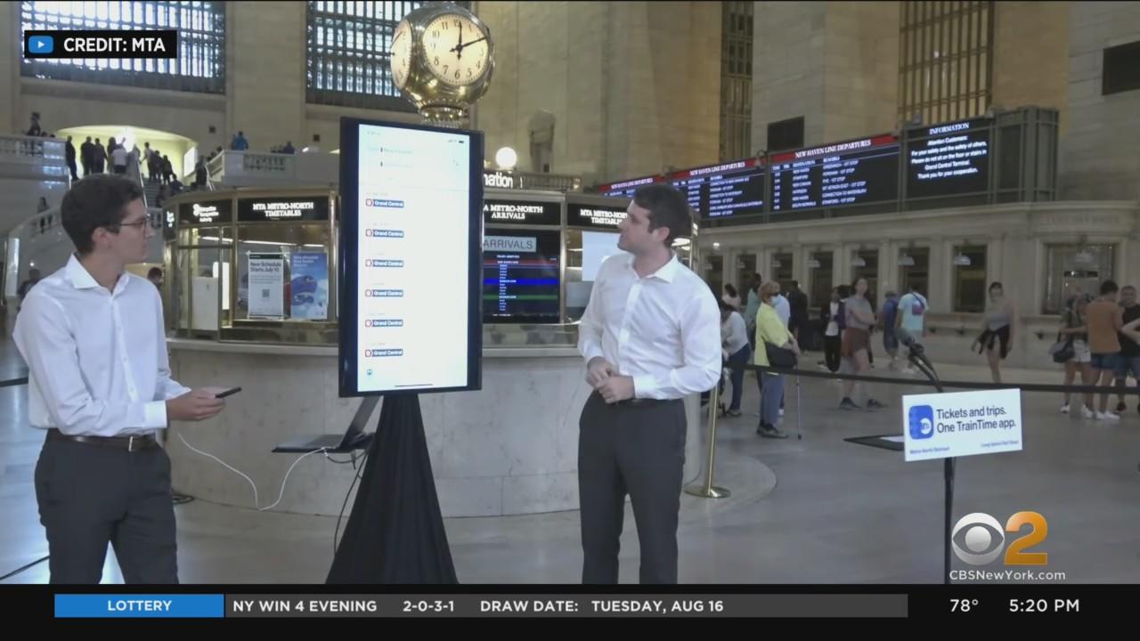 MTA launches redesigned TrainTime app - CBS New York