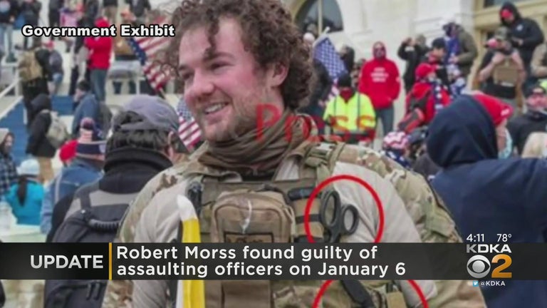 Glenshaw man Robert Morss found guilty of assaulting officers on Jan. 6 ...