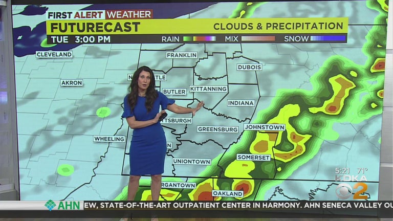 Pittsburgh Weather: Hot and humid conditions Monday - CBS Pittsburgh