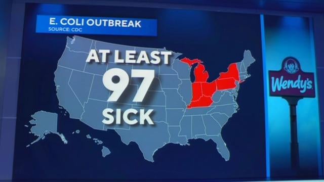 CDC: E. coli sickens 97 people in 6 states; most ate lettuce at a Wendy ...