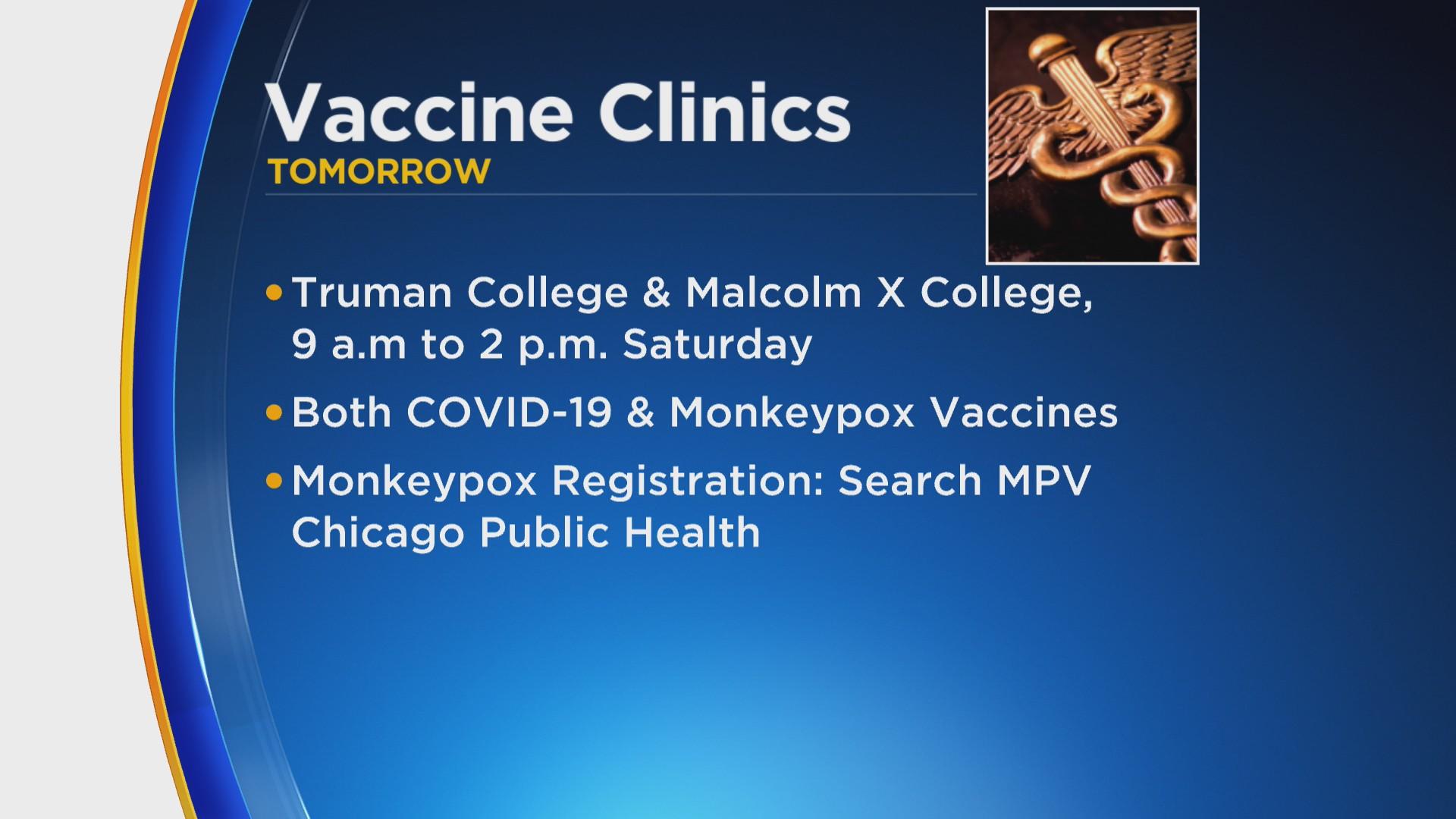 Here's where you can get COVID-19 and monkeypox vaccines this weekend ...