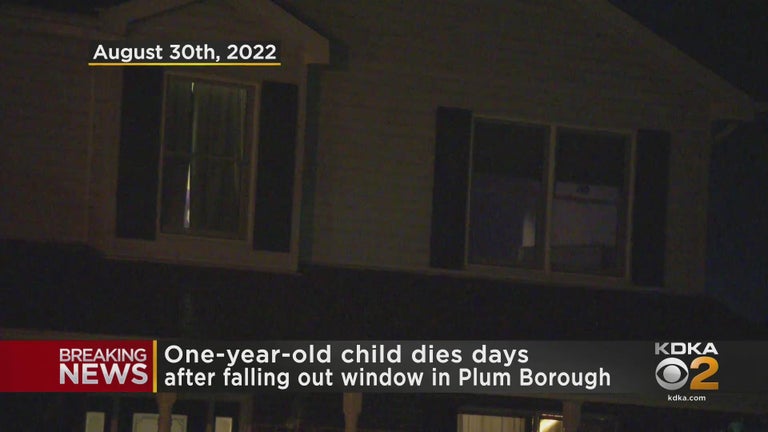 1-year-old boy dies after falling out of window in Plum - CBS Pittsburgh