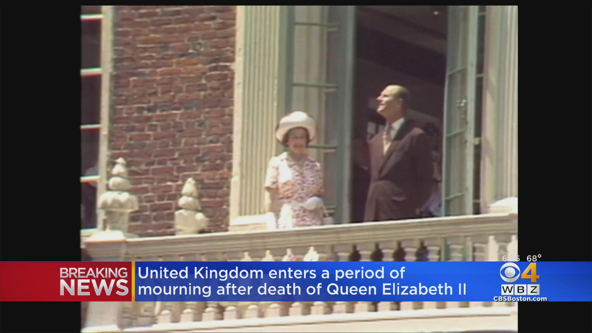 Queen Elizabeth II made history in Boston in 1976 - CBS Boston