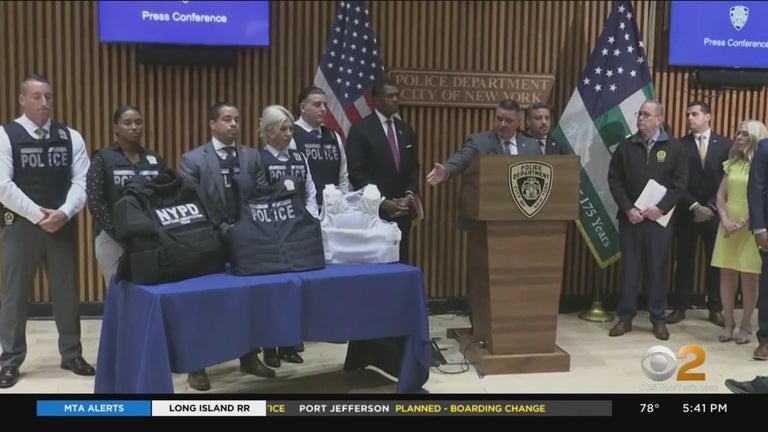 NYPD receives 1,000 new bullet-resistant vests - CBS New York
