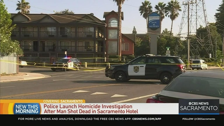 Homicide investigation underway after man found shot dead at Sacramento hotel - CBS Sacramento