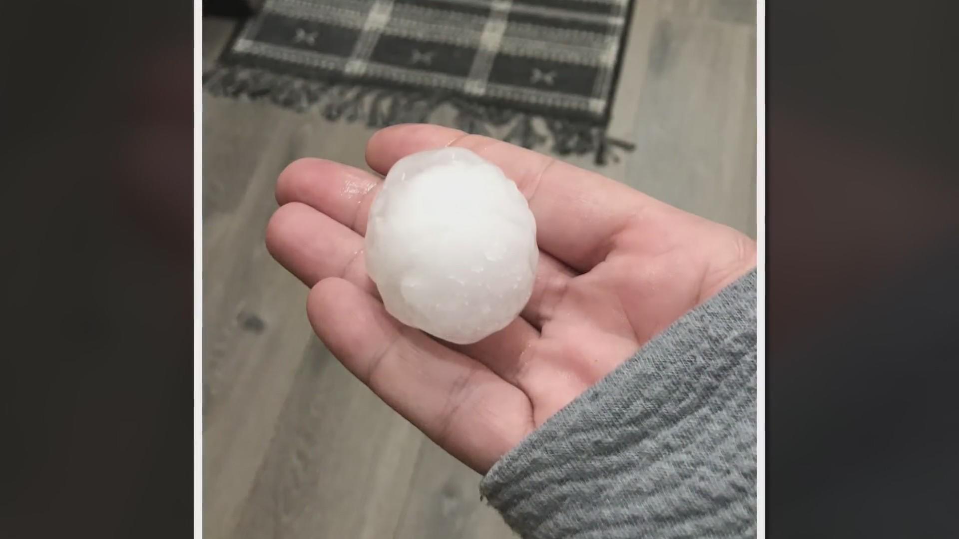 "We didn't really expect it": Cleaning up after late summer hail storm ...