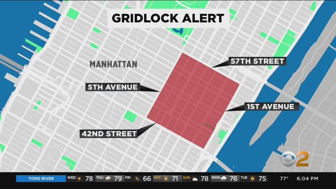 As United Nations General Assembly returns to Manhattan, so does "nightmare" gridlock - CBS New York