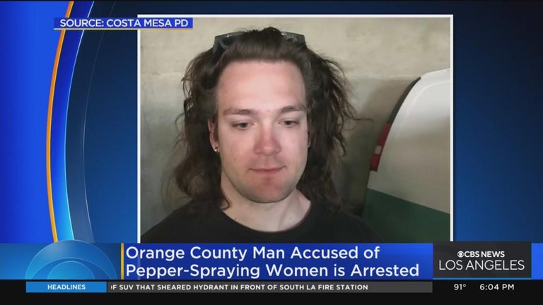 Self-proclaimed "incel" charged with pepper spraying women in Orange ...