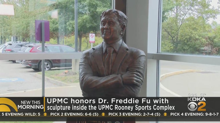 Statue of legendary doctor, Dr. Freddie Fu, unveiled at UPMC Rooney Sports Complex - CBS Pittsburgh