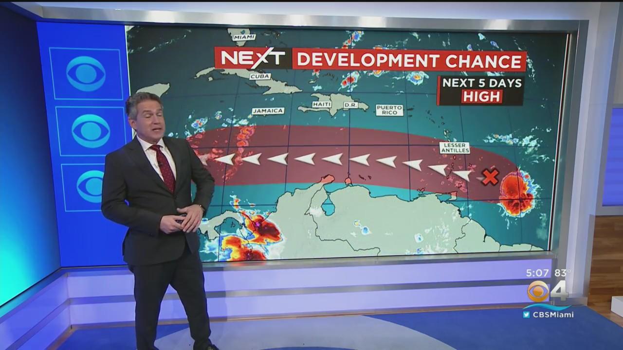 Tropical Depression 12 forms in the eastern Atlantic - CBS Miami