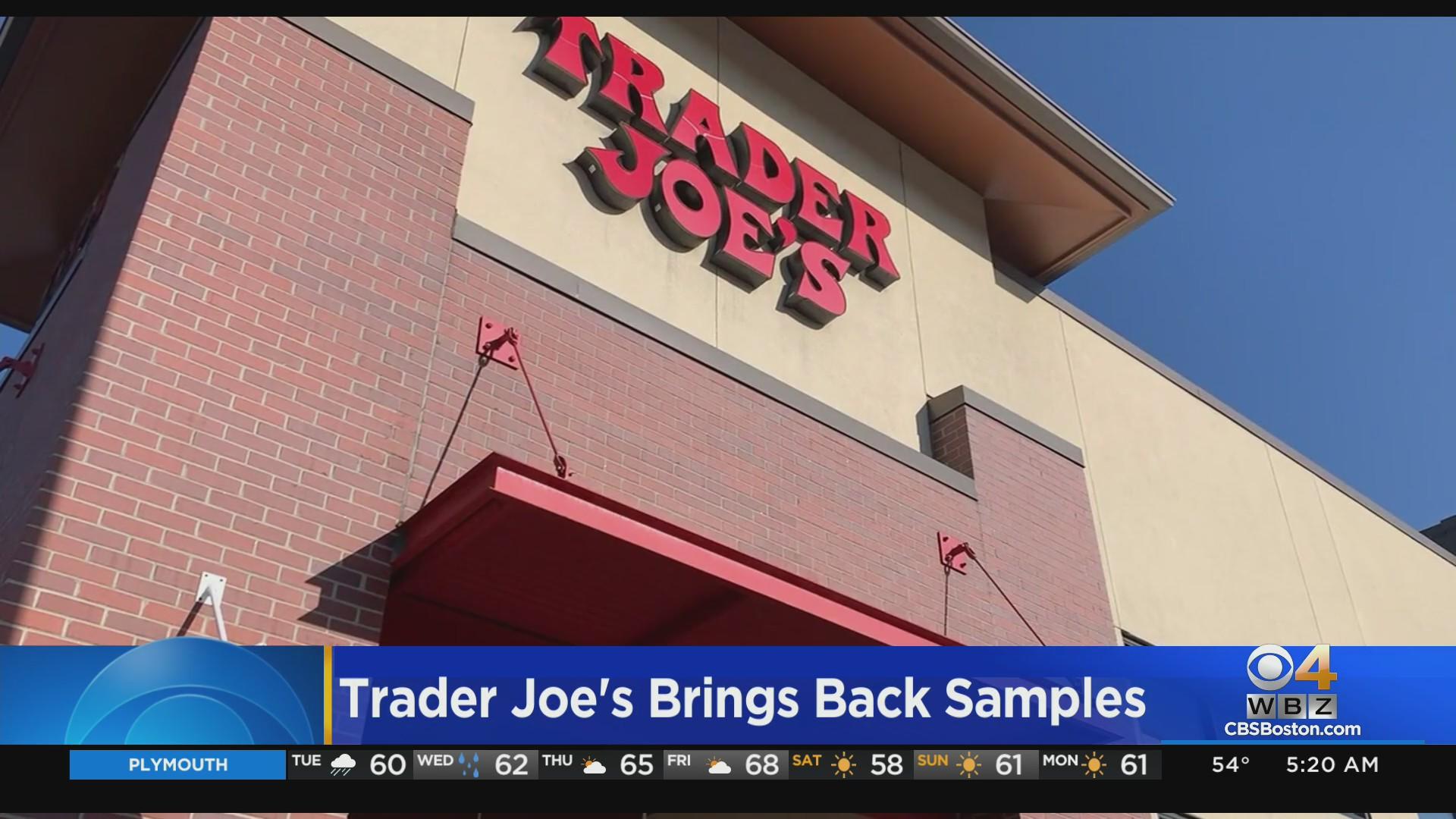 Trader Joe's finally brings back free samples - CBS Boston