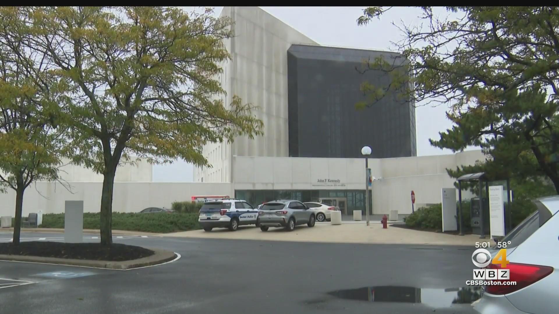 Window washer dies in fall at JFK Library in Boston - CBS Boston