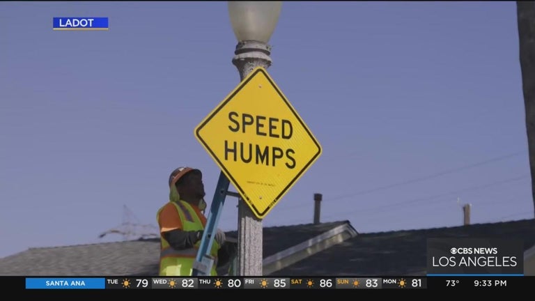 How to get speed humps in your neighborhood - CBS Los Angeles