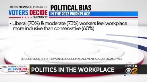 1 in 4 American workers experience political bias, study finds - CBS ...