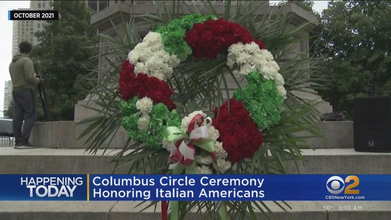 Annual wreath-laying ceremony at Christopher Columbus statue held ...