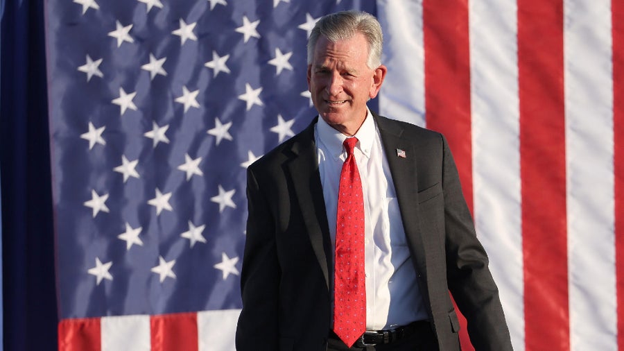 Sen. Tuberville faces backlash over reparations and crime comment - CBS ...