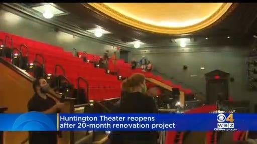 Huntington Theater reopens after nearly 3 years of renovations - CBS Boston