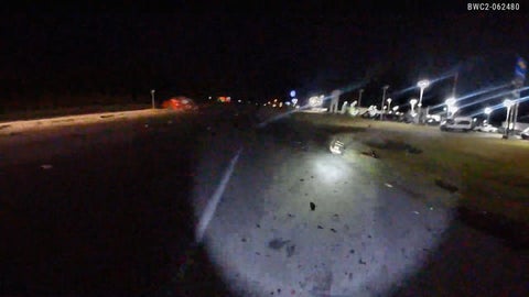 Police bodycam video shows scene of fatal crash in which Oklahoma man ...