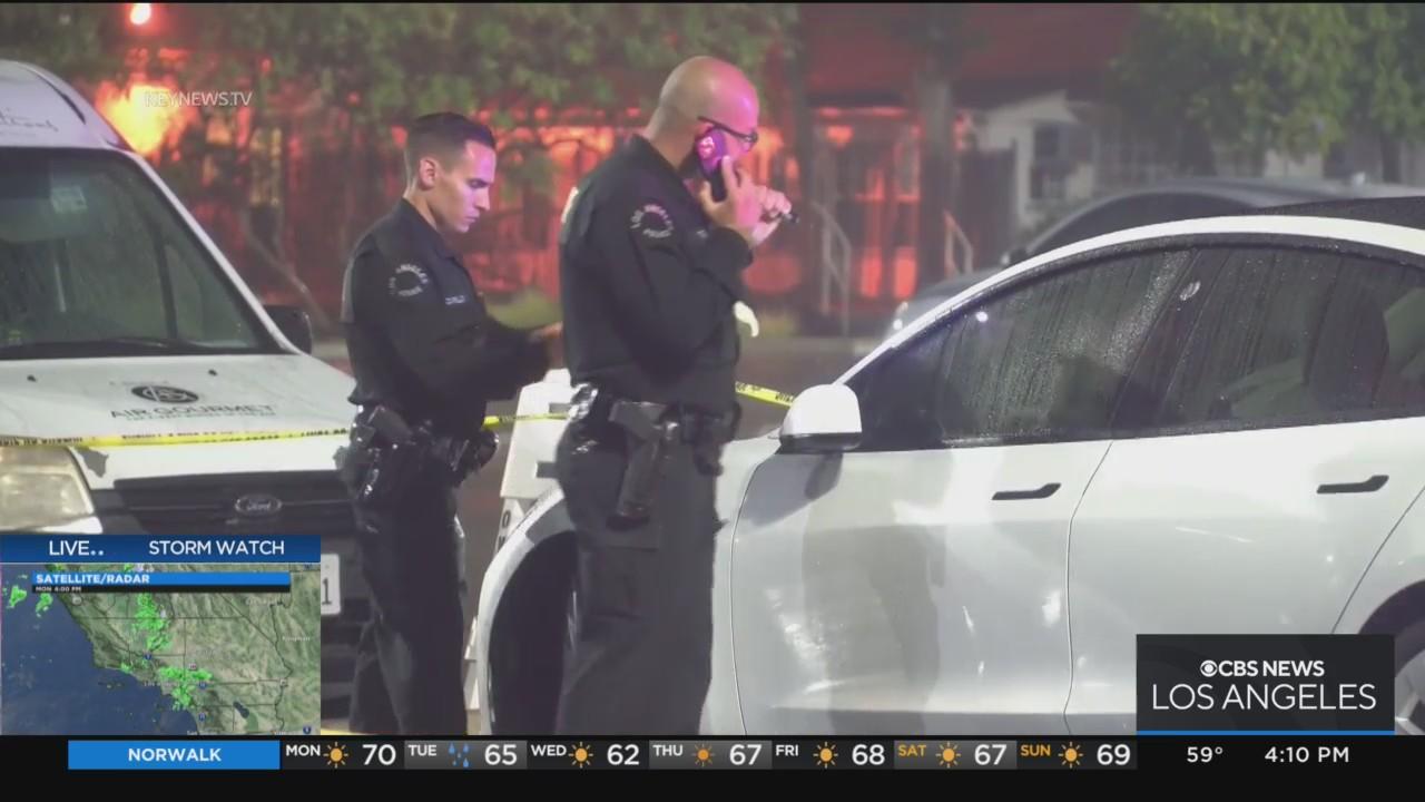 Off-duty deputy involved in shooting at Sylmar gas station - CBS Los ...