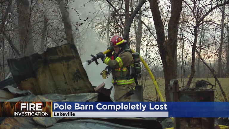 Fire destroys Lakeville pole barn - CBS Minnesota