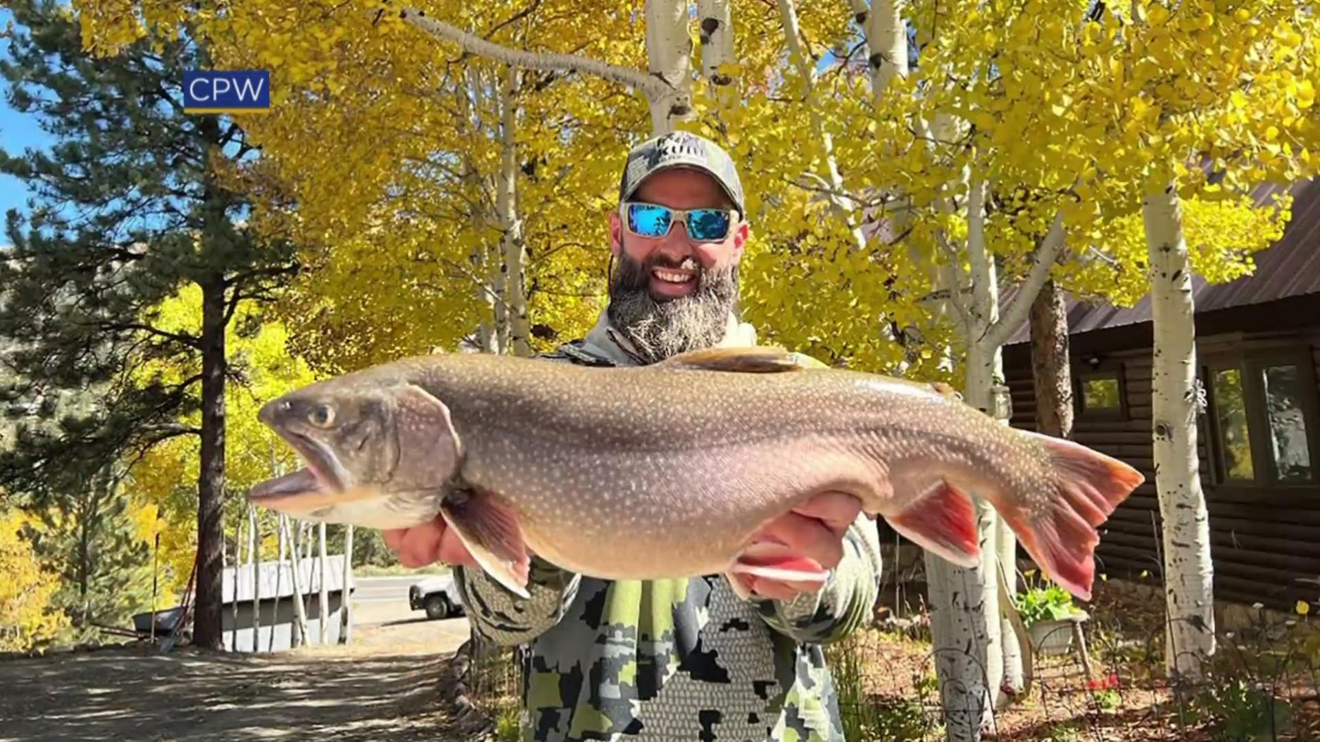 Lake City man catches giant 8.9 pound brook trout, breaks Colorado ...